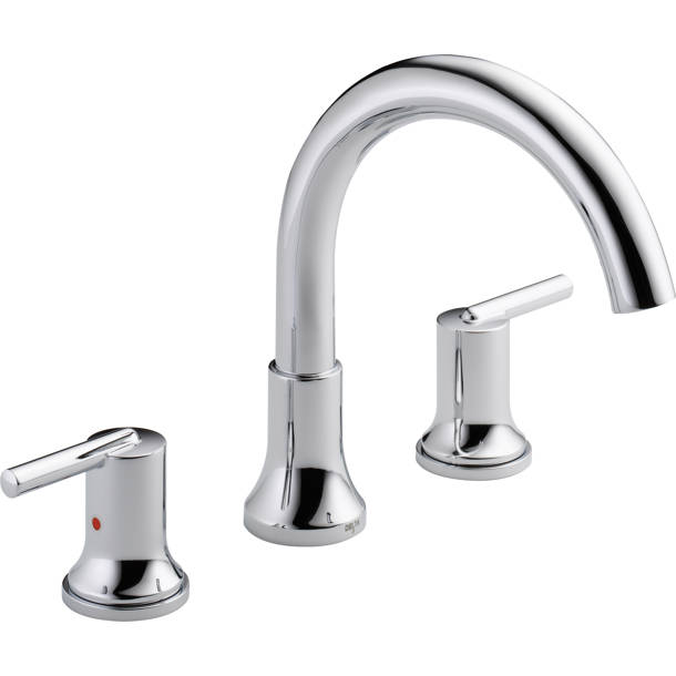Moen Cia Double-Handle Deck Mounted Roman Tub Faucet Trim Kit, Valve Required | Wayfair